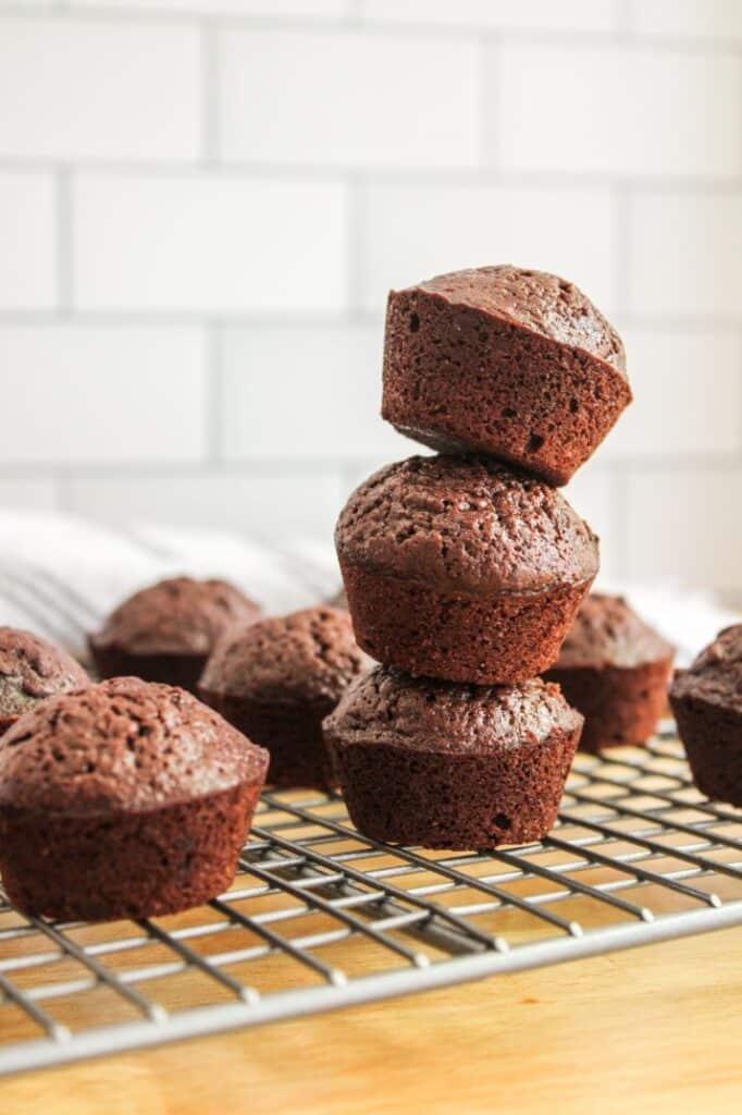 Ultimate Two Bite Chocolate Brownie Muffins - Totes In My Lunchbox