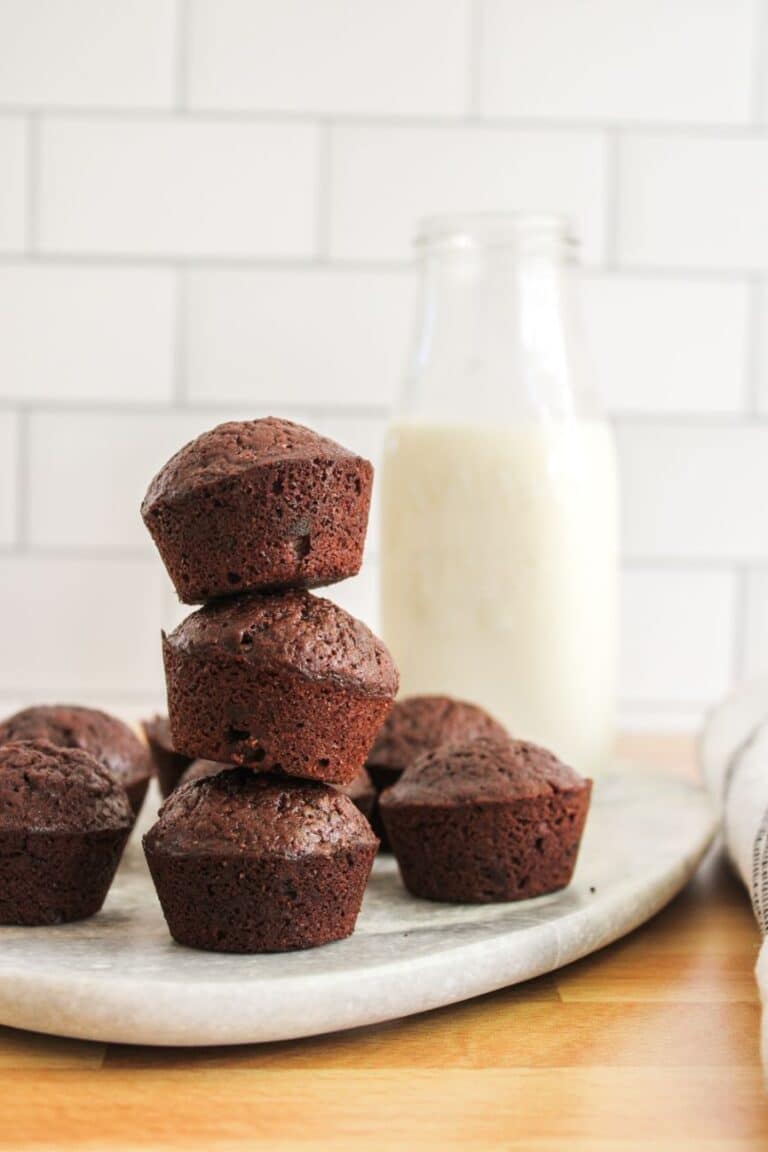 Ultimate Two Bite Chocolate Brownie Muffins - Totes In My Lunchbox