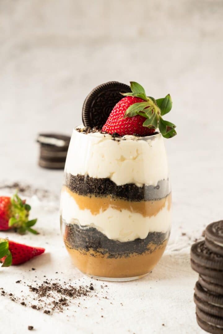 No Bake Oreo Dirt Pudding Parfaits - Totes In My Lunchbox
