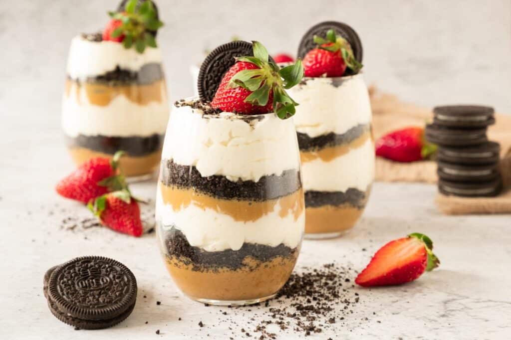 No Bake Oreo Dirt Pudding Parfaits - Totes In My Lunchbox