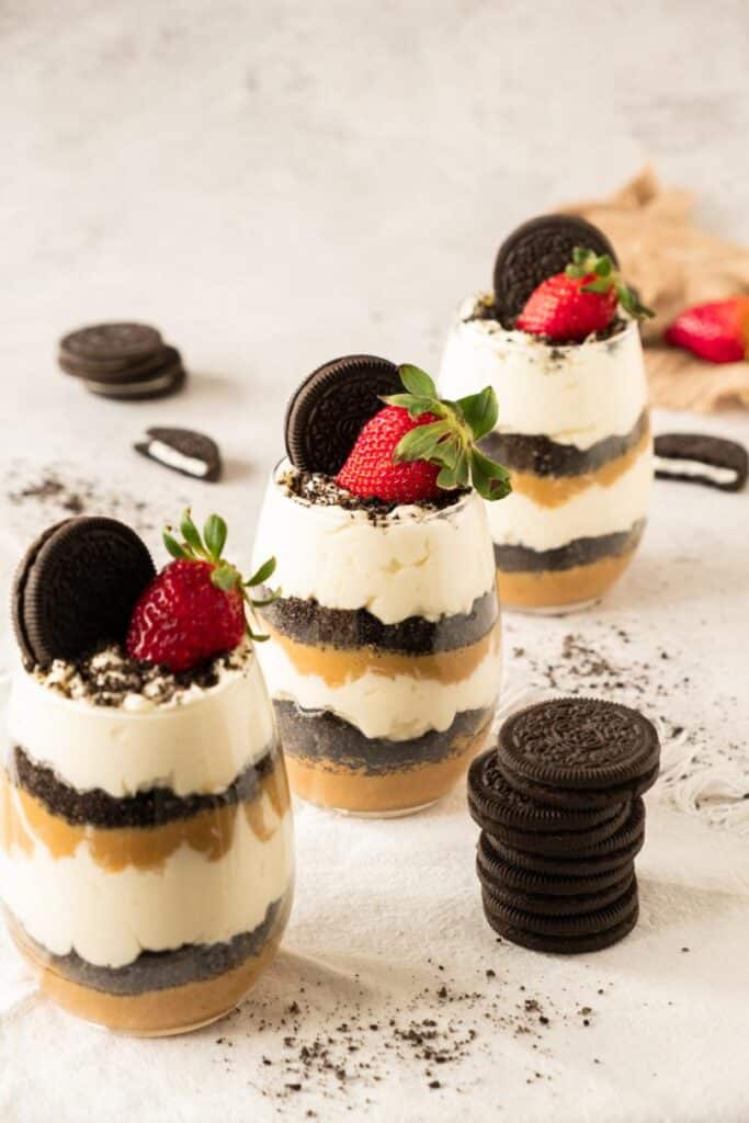 No Bake Oreo Dirt Pudding Parfaits - Totes In My Lunchbox